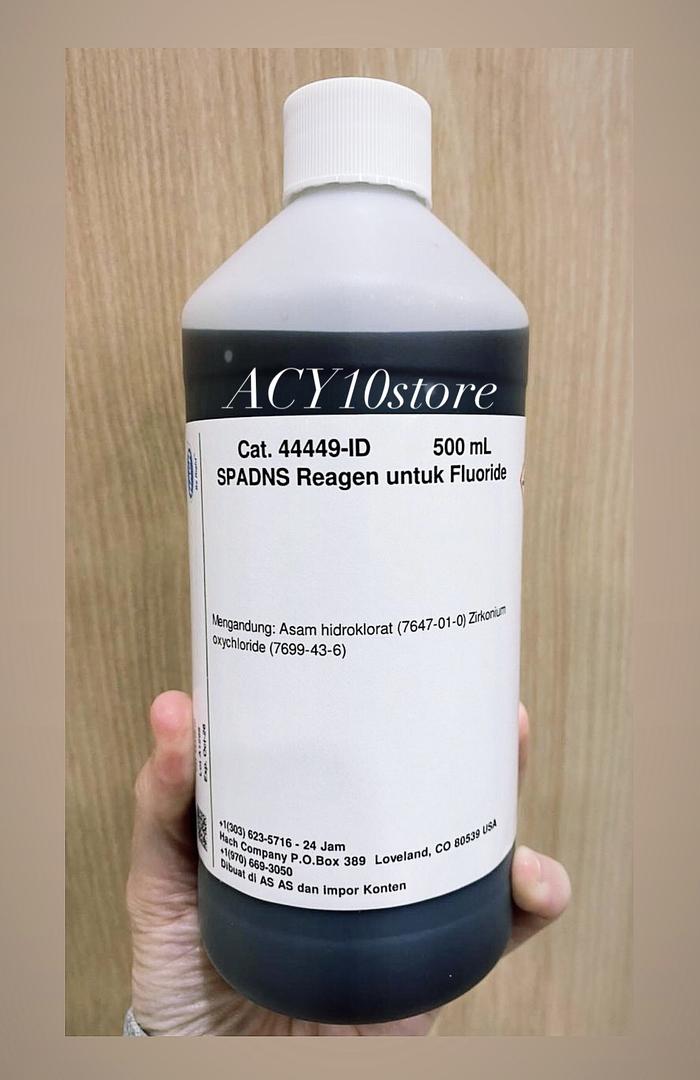 Jual HACH 444-49 SPADNS Fluoride Reagent Solution 500ml - Jakarta Timur ...