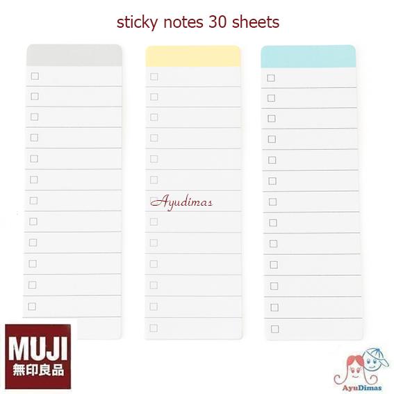 Jual Muji Sticky Notes Checklist - kertas catatan - Jakarta Barat ...