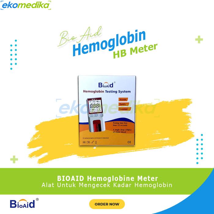 Jual Alat Cek Test Hemoglobin HB BIOAID Hemoglobine Meter - Alat ...
