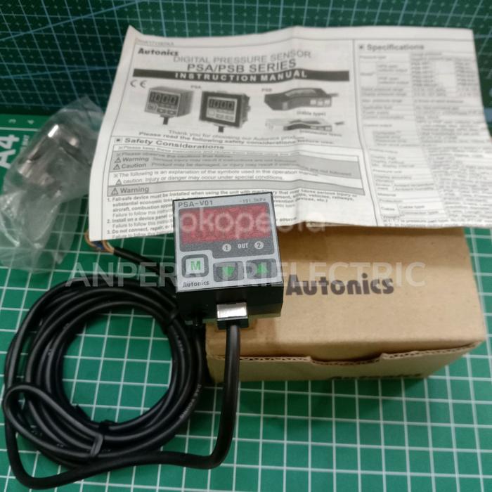 Jual PSA-V01 DIGITAL PRESSURE SENSOR 12-24 Vdc AUTONICS MADE IN KOREA ...