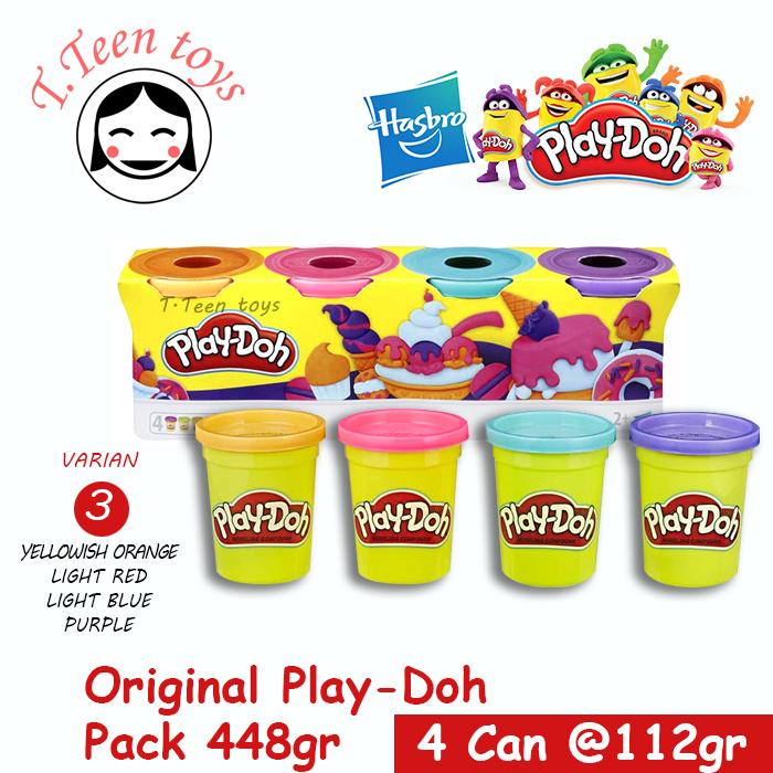 Jual Playdoh Original Set 4 Colours 448gr Play-doh 4 Warna Mainan Anak - 1 We-rd-yw-sb Di Seller ...