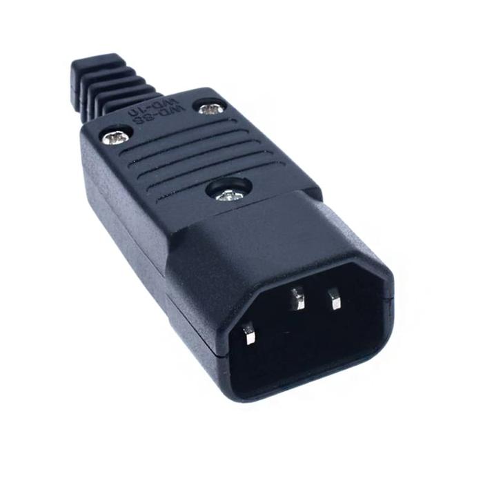 Jual Konektor C14 Male Connector C13 Female Soket PDU UPS IEC320 Plug ...