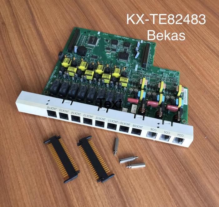 Jual Card PABX PANASONIC KX-TE82483 Kapasitas 3 Line 8 Extension Second ...