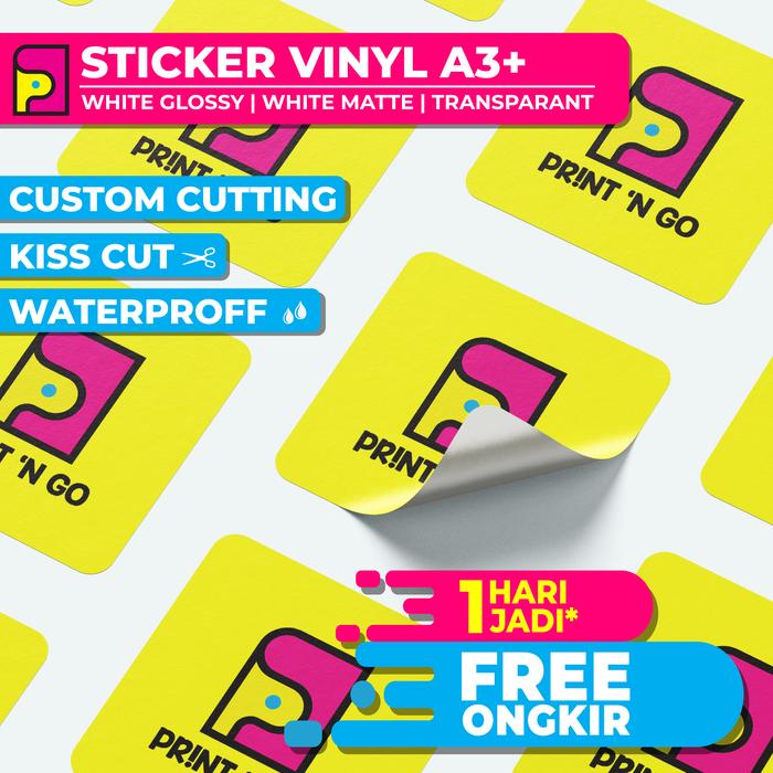 Jual Stiker Label Custom Makanan / Packaging Vinyl Print n Cut ...