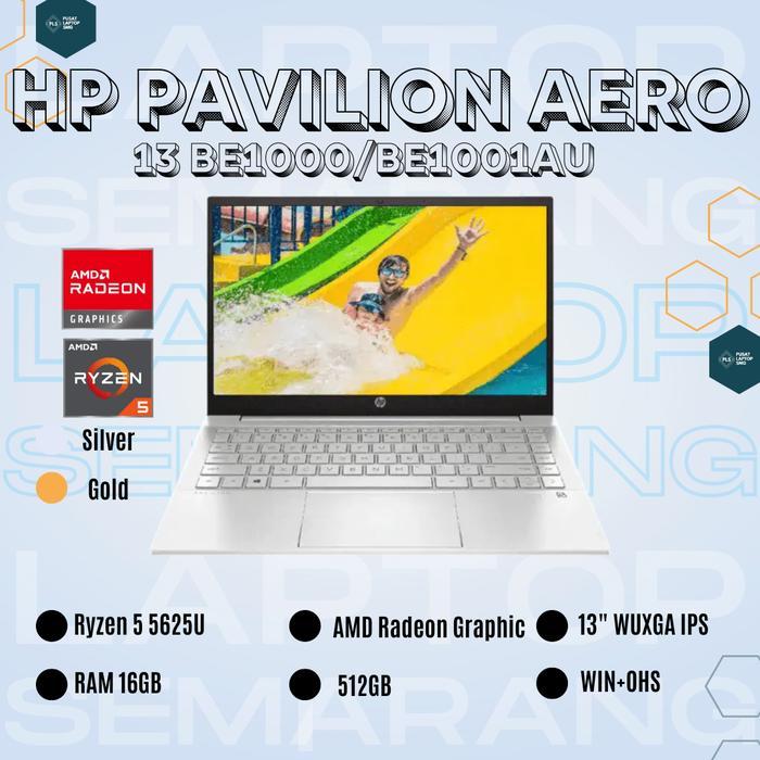 Jual HP Pavilion Aero 13 be1000/1001AU Ryzen 5 5625U 16GB 512GB - Kota ...
