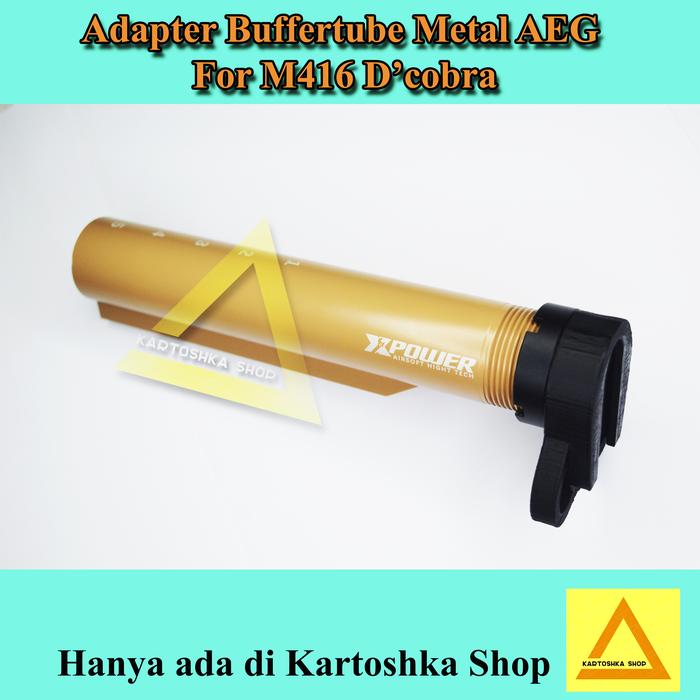 Jual Adapter converter tabung popor buffertube aeg xpower M416 Dcobra - Kota Semarang ...