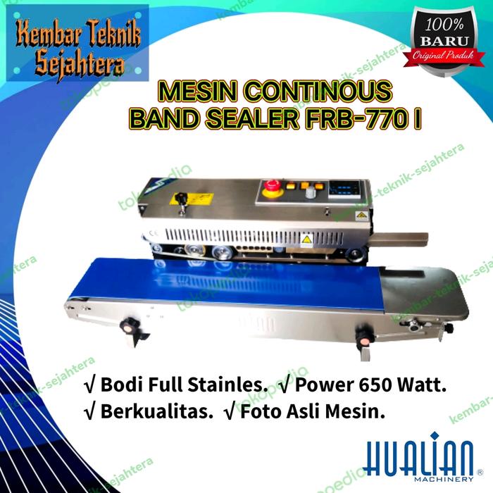 Jual Mesin pres plastik kemasan/Band Sealer frb-770 I Hualian Otomatis ...