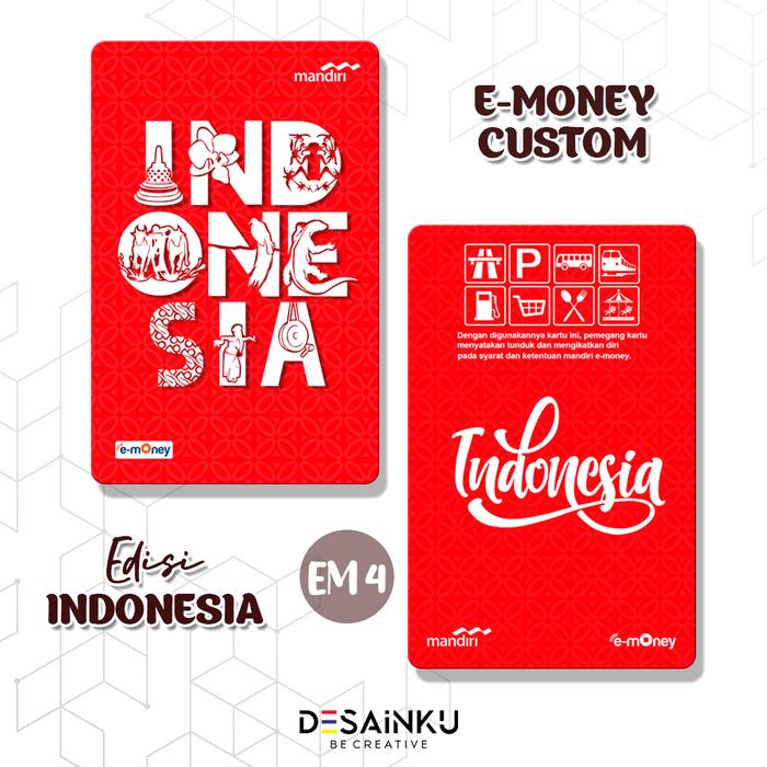 Jual Emoney Edisi Indonesia / E-Toll Custom / Flazz / Brizzi / Tapcash ...