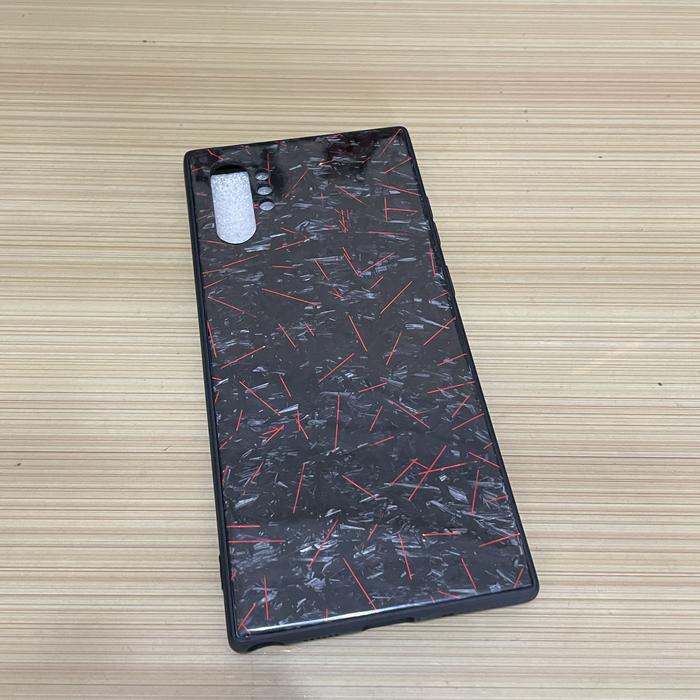 Jual Case Samsung Note 10 Plus Red Metallic Forged Carbon - Kota ...