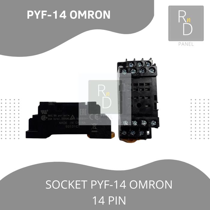 Jual SOCKET PYF-14-E / SOCKET MY4N / SOCKET RELAY MY4 14 PIN - Jakarta ...