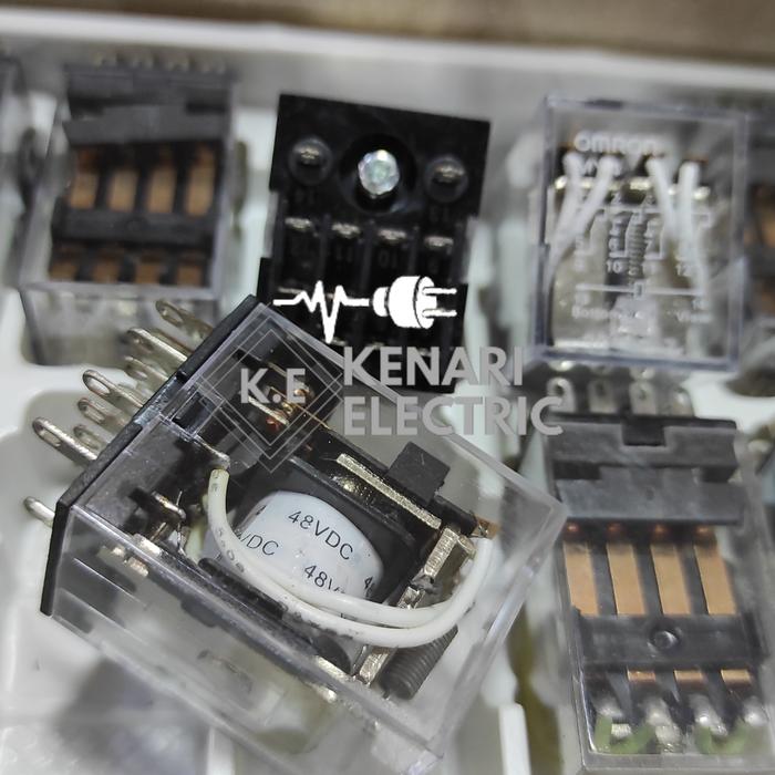 Jual Relay Omron MY4 12v dc / Omron Relay my-4 14 Pin - MY4 220VAC ...