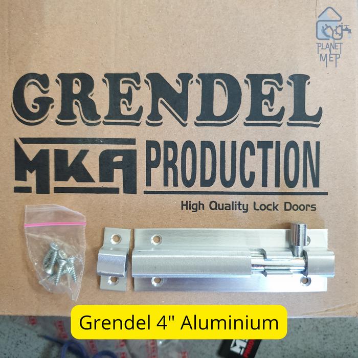 Jual MKA Grendel Pintu 4" inch Aluminium - Kota Denpasar - Planet MEP ...