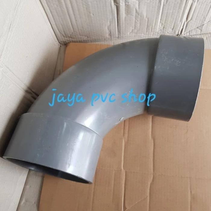 Jual long elbow/large radius elbow ( D-LL) 4" Rucika - Kota Tangerang Selatan - jaya pvc shop ...