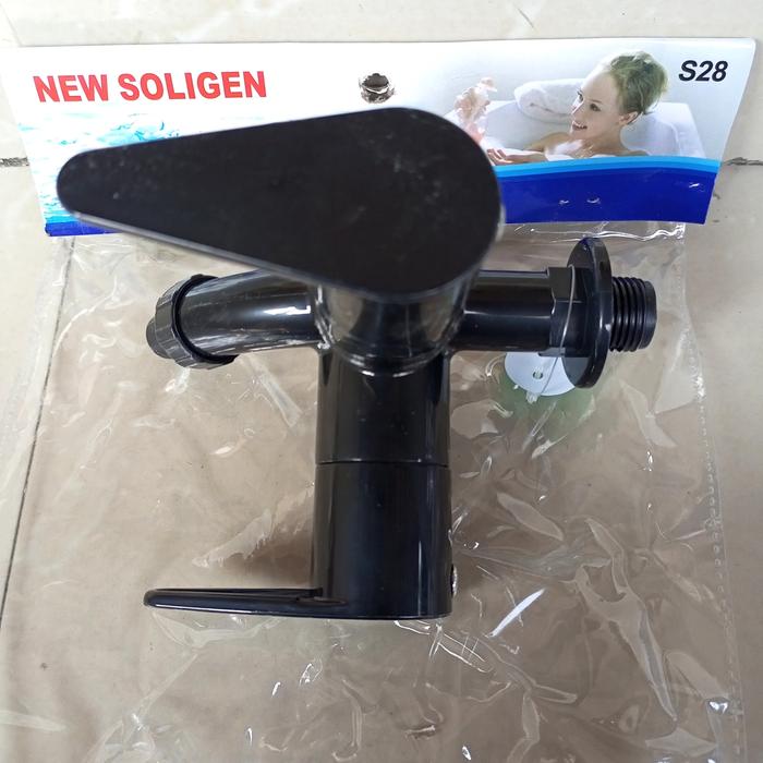 Jual Kran Cabang S28 Hitam Soligen | kran ganda kepala dua - Jakarta ...