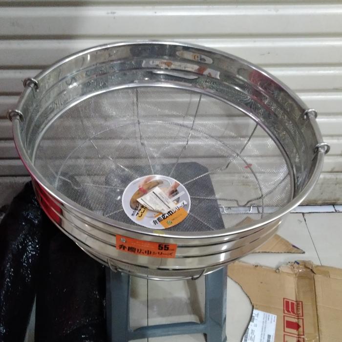 Jual SARINGAN STAINLESS STEEL JUMBO DOAMETER 55CM TINGGI 25M TEBALL ...