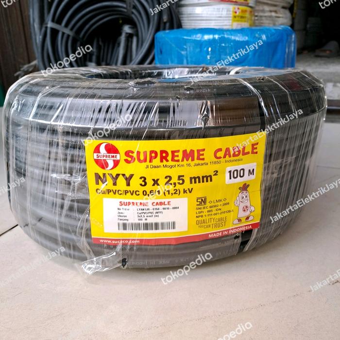 Jual Kabel NYY 3x2.5mm Supreme (Per Meter) - Jakarta Pusat ...