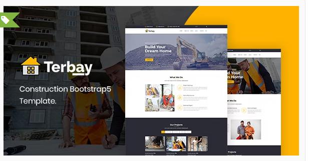 Jual Terbay - Construction Bootstrap 5 Template - Jakarta Selatan - prime course | Tokopedia