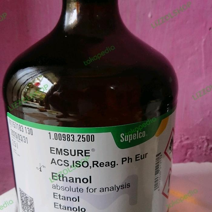 Jual ethanol absolut 2,5lt MERCK 1.00983.2500 - Kab. Tangerang - LIZZOLSHOP | Tokopedia