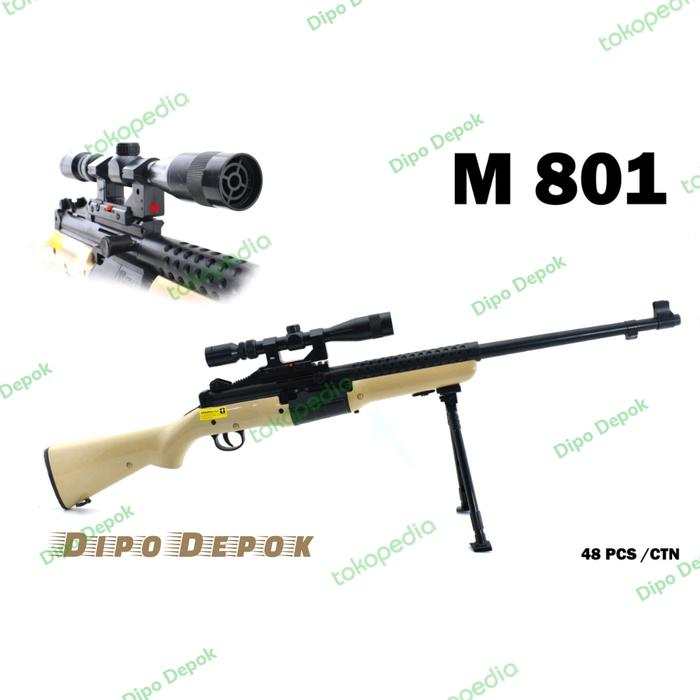 Jual Mainan Tembakan M801 Dcobra Spring Sniper Kokang Johnson - Kota Depok - Dipo Depok | Tokopedia