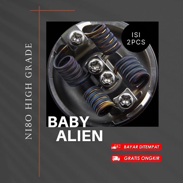 Jual PREBUILD COIL BABY ALIEN DUAL CORE FOR REBRANDING (HARGA PER 1 ...