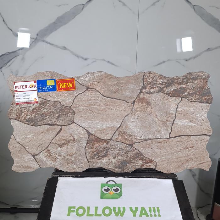 Jual Keramik Roman Interlok dBelitung Series 30x60 Kw1 - GL638078 Cream ...