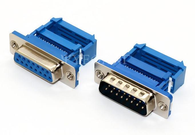 Jual Male Female Plug Serial Port Connector Idc Crimp Type D-SUB ...