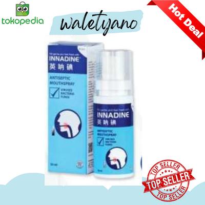 Jual INNADINE Antiseptic Mouthspray 50ml - Bau Mulut, Sariawan, Gigi Lubang - Jakarta Utara ...