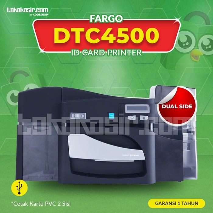 Jual ID Card Printer FARGO DTC4500E - DTC 4500 - DTC4500 E ( Dual Side ...