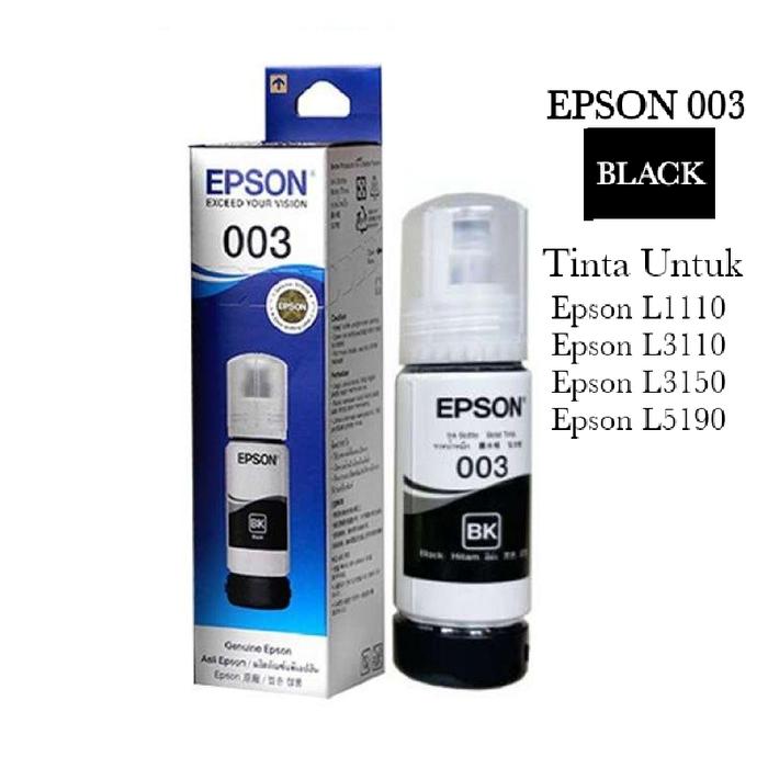 Jual Tinta Epson 003 Original Printer L1110 L3110 L3150 L5190 (B,C,M,Y) - Kuning - Jakarta Barat ...