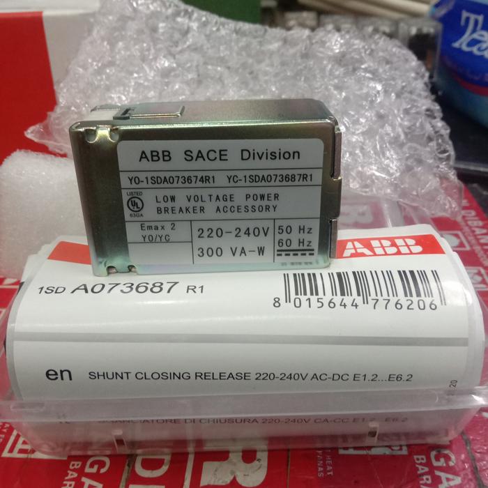 Jual ABB SACE DEVISION YO/YC-1SDA073687R1 220-240 VAC-DC Original - Kota Bandung - PUTRA JADE ...