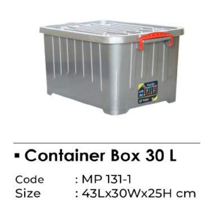 Jual CONTAINER BOX PLASTIK MPW 30-45-60-90-140-180liter - CB-30L ...