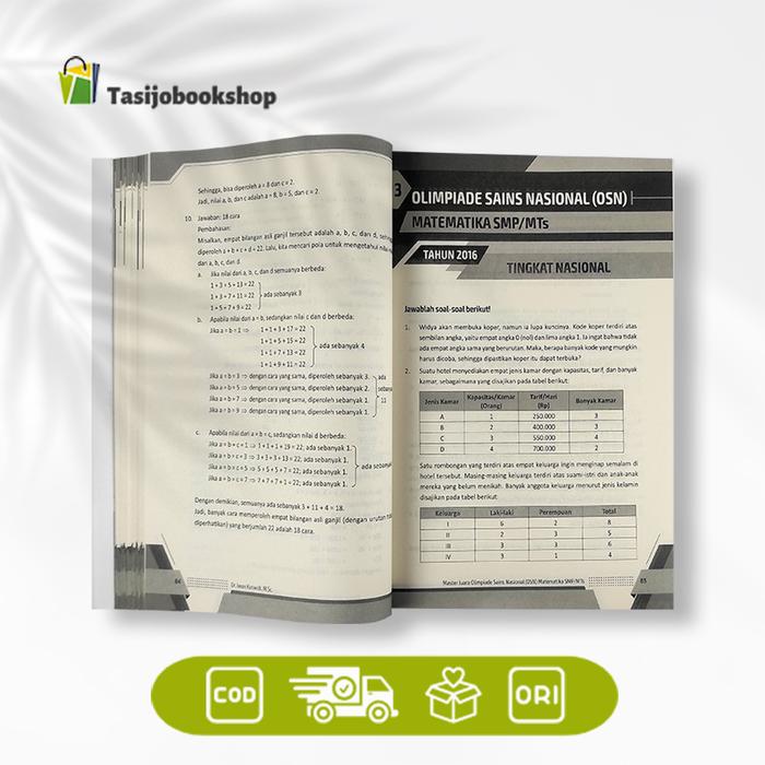 Jual Buku Master Juara Olimpiade Sains Nasional (osn) Matematika Smp/mts Di Seller Sangninja ...
