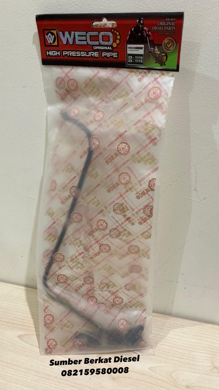 Jual HPP / High Pressure Pipe / Selang Nozzle ZS1110 ZS1115 Weco - Kota Banjarmasin - Sumber ...