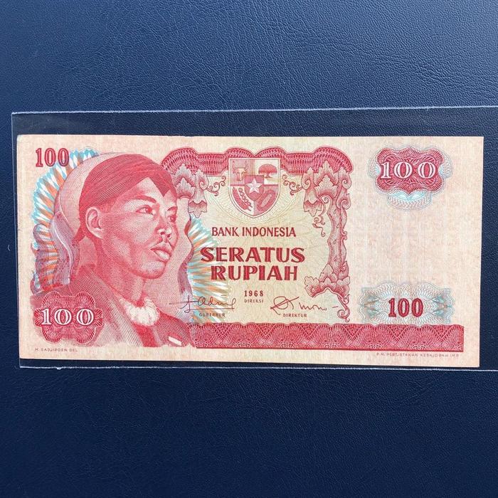 Jual 100 Rupiah 1968 seri Soedirman watermark Garuda Pancasila - Kab ...