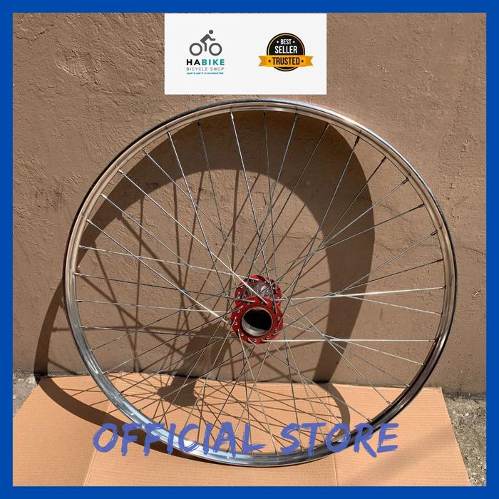 Jual Velg jadi roda gerobak satu set/wheelset gerobak becak ukuran ...