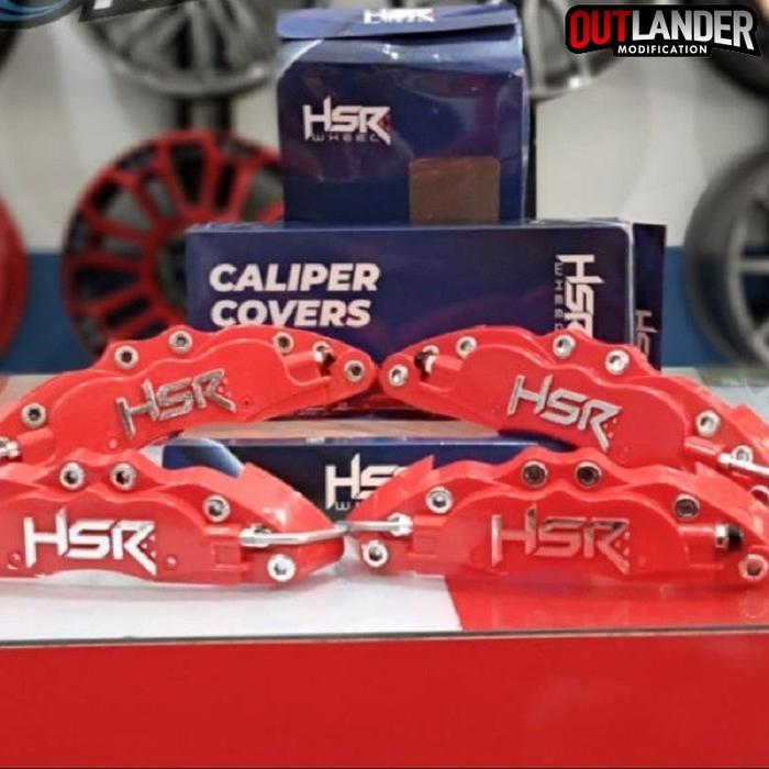 Jual Cover CALIPER HSR Disc HSR MERAH Untuk Cakram Rem Variasi Velg ...