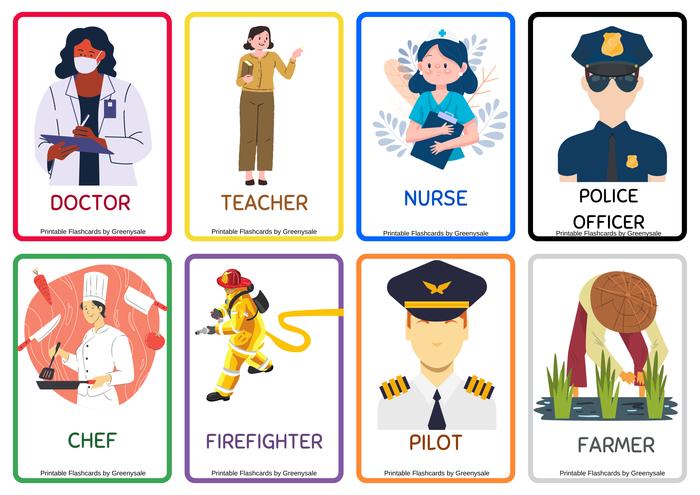 Jual Flashcards Jobs/Pekerjaan in English - Kab. Sleman - Greenysale ...