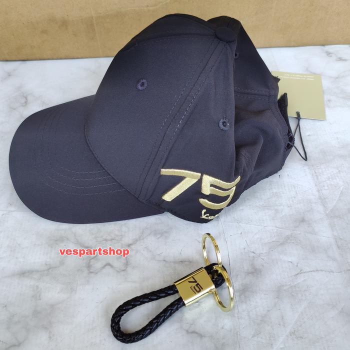 Jual Topi + Keychain Original Merchandise "75 Years Anniversary ...