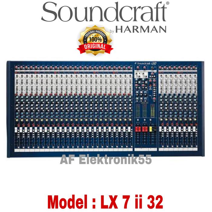 Jual Mixer Soundcraft LX 7 ii 32 / LX 7 ii 32 ( 32 Channel ) Original ...