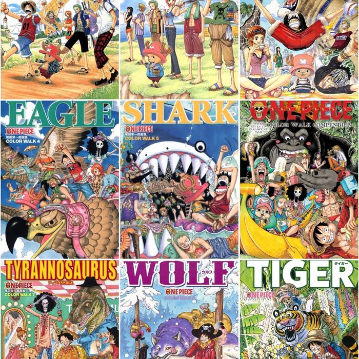 Jual One Piece Color Walk / Onepiece Colorwalk Artbook Complete Set of ...