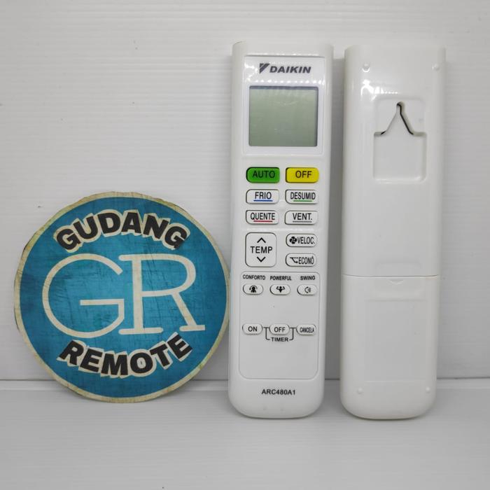 Jual REMOT REMOTE AC DAIKIN ARC480A1 original pabrik - Jakarta Barat ...