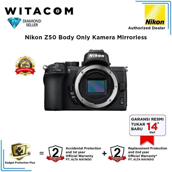 Dslr Camera Youtube Z50 Promo Nikon Z50 Body Only Kamera Mirrorless ...