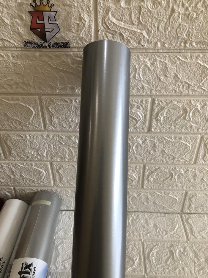 Jual Skotlet silver grey glossy scotlite profix vinyl premium - Kab ...
