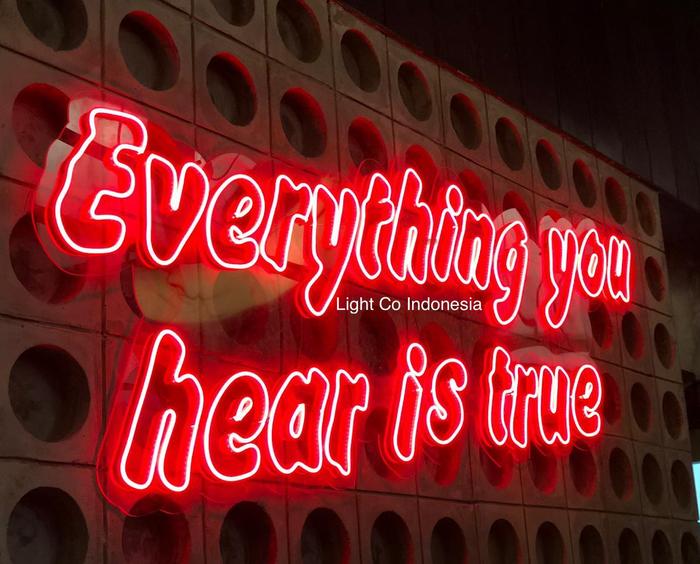 Jual Custom Led Neonflex / custom neon flex letter sign logo - Kota ...