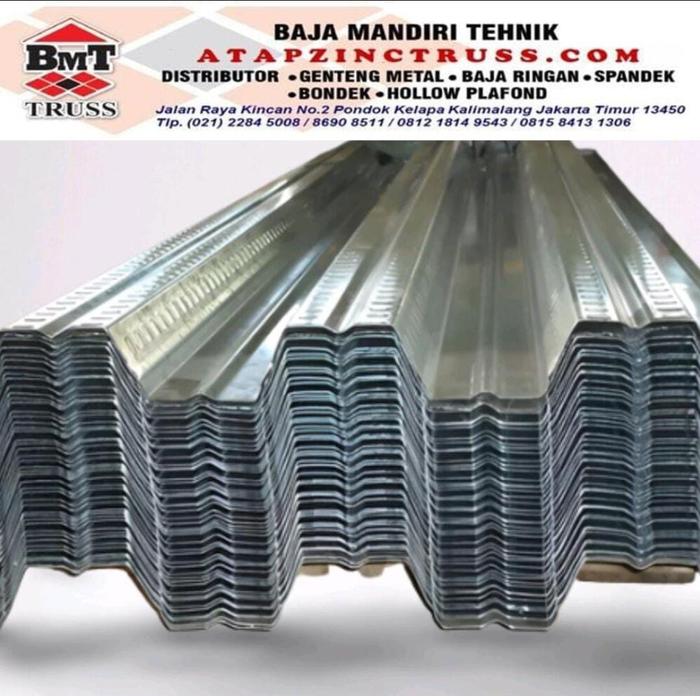 Jual Bondek - Floor Deck 0.65 mm / Plat COR Dak Lantai - 2m - Jakarta ...