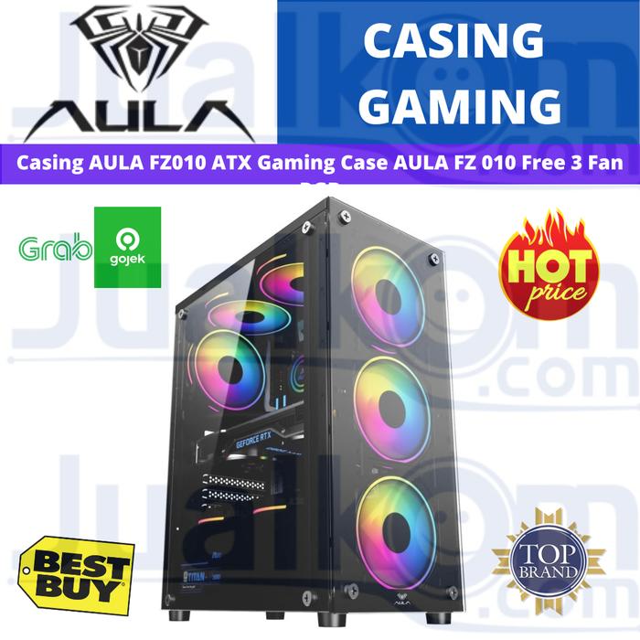 Jual Casing AULA FZ010 ATX Gaming Case AULA FZ 010 Include 3 Fan RGB - Jakarta Pusat - Karya ...
