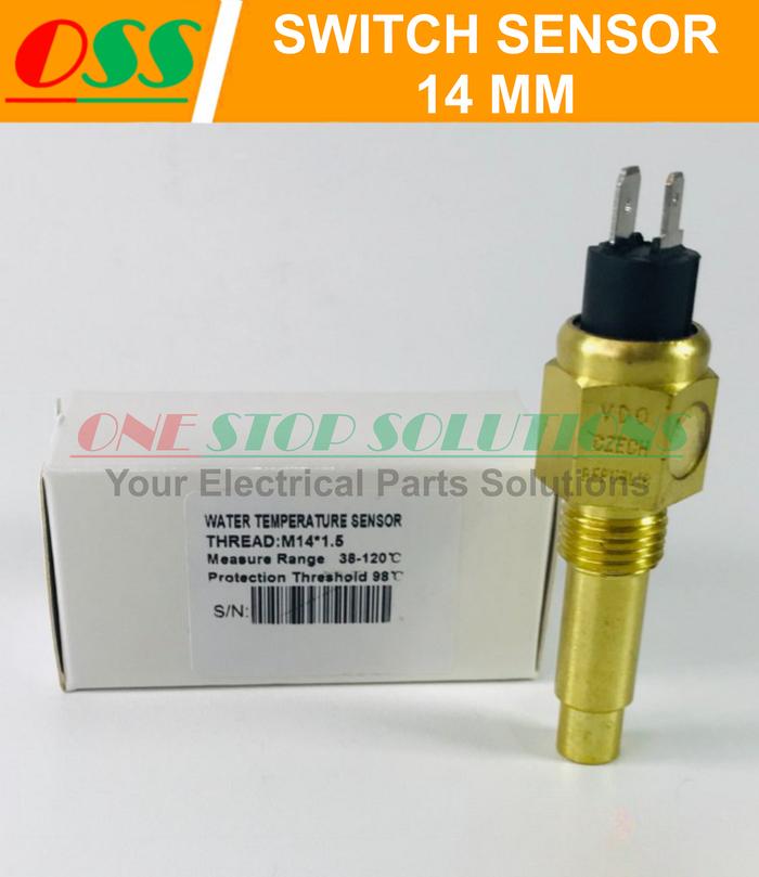 Jual SWITCH SENSOR WATER TEMPERATURE SENDER AIR VDO DRAT 14MM GENSET ...