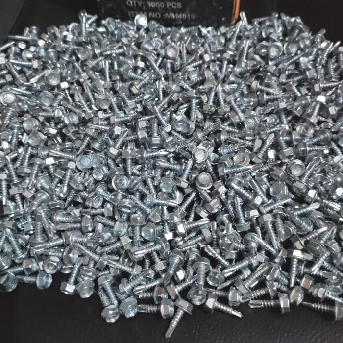 Jual Skrup baja ringan 10x16 baut genteng metal baut reng baut kanal ...