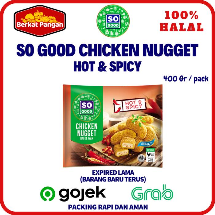 Jual So Good Chicken Nugget Original / Spicy Garlic / Hot & Spicy 400 ...
