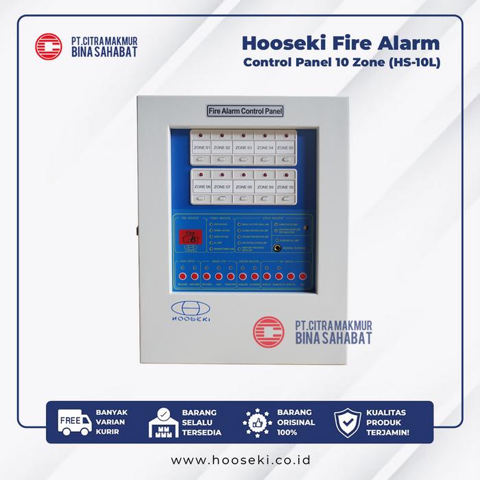 Jual Hooseki Fire Alarm Control Panel 10 Zone (HS-10L) - Jakarta Barat ...
